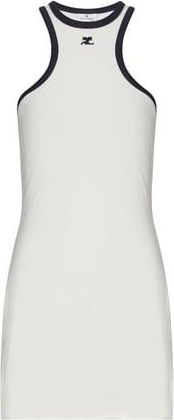 Courrèges Mini -Tauchkleid - Weiß