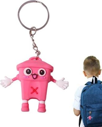 Generico Porte-cl&eacute;s mignon | Pendentif PVC caricature pour femme - Petit accessoire pour sac &agrave; dos, portefeuille, sac, t&eacute;l&eacute;phone ou voiture | Pendule d&eacute;coratif