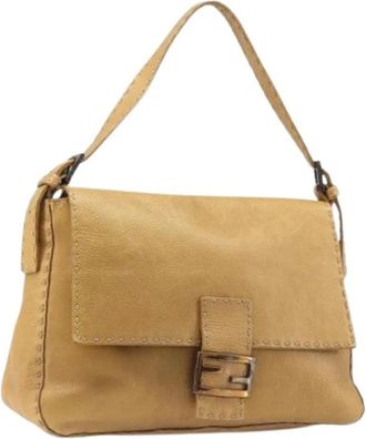 Fendi Sac bandouli&egrave;re vintage Pre-owned - Femme - Pre-owned - Jaune - Taille: ONE Size