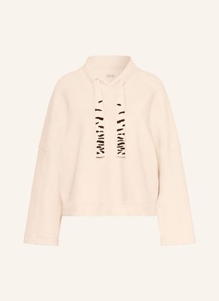 Marc Cain Sweatshirt Mit Schmucksteinen beige