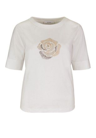 bianca Print-Shirt DINIA mit dezenten grafischem Blumen-Motiv