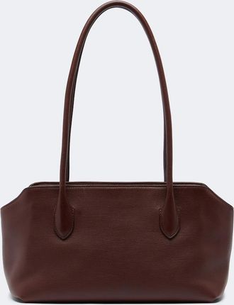 The Row Henkeltasche Terrasse Small aus Leder