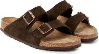 Birkenstock Sandales plates en cuir