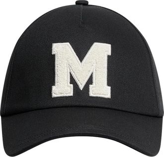 Moncler Casquette en gabardine de coton à monogramme