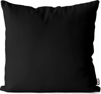 Void Watches Kissenbezug wetterfest Kissenh&uuml;lle Polyester wasserfest Dekokissen Outdoor Kissen Zierkissen, Kissen Gr&ouml;&szlig;e:80 x 80 cm, Kissen Farbe:Schwarz