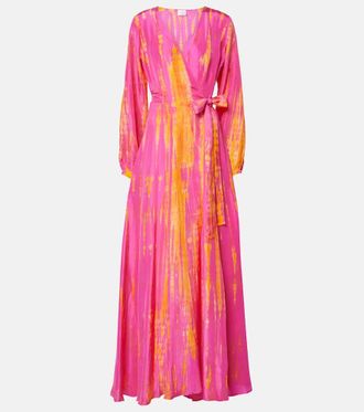 Anna Kosturova Robe longue en soie