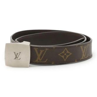 Louis Vuitton Pre-owned Canvas grtel - - Pre-owned - Herren - Braun - ONE SIZE