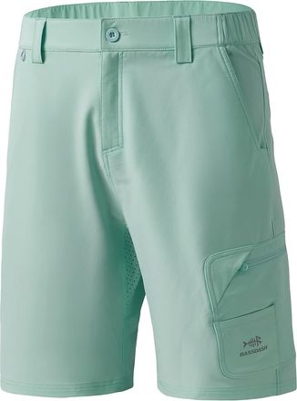 Bassdash FP01M 10,5 Zoll Angel Shorts Kurze Hose für Herren schnell trocknend UPF 50+ wasserabweisend