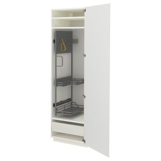 IKEA METOD / MAXIMERA Hochschrank mit Putzschrankeinr