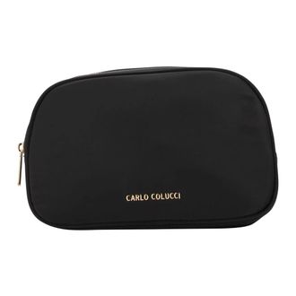 Carlo Colucci Kosmetiktasche- oval Cracco - - Bags - unisex - Schwarzk - ONE SIZE