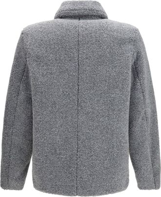 Herno Teddy-Effect M&eacute;lange Jacket - Gray