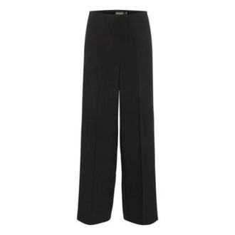 Soaked In Luxury Weite Bein Corinne Hose - - Trousers - Damen - Schwarzk - 2XL