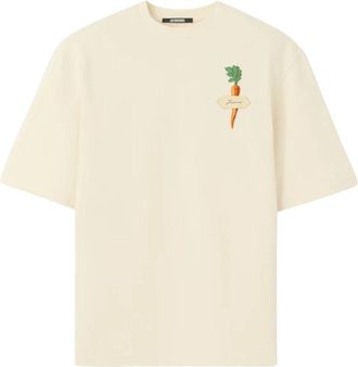 Jacquemus Karotten-T-Shirt - - Tops - Herren - Beige - XL