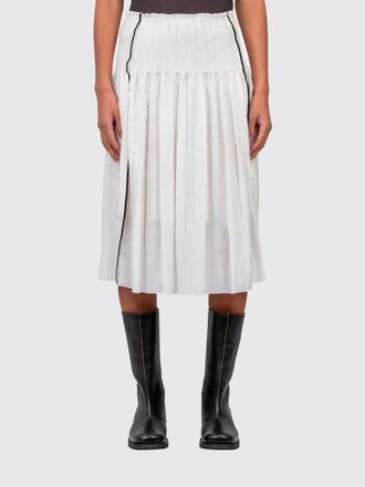 Paloma Wool Plissierter Midi-Rock mit hoher Taille aus nachhaltiger Viskose