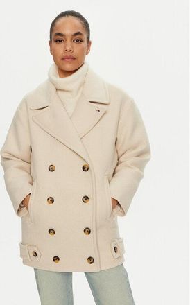 Tommy Jeans Übergangsmantel DW0DW19752 Beige Regular Fit