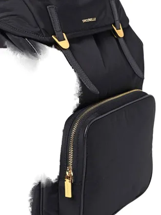 Coccinelle Womens Backpack Black Polyester Bags - Backpacks