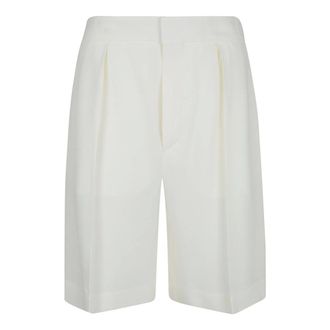 Victoria Beckham Femme, Shorts, Beige, Taille: 38 FR Shorts Tailleur