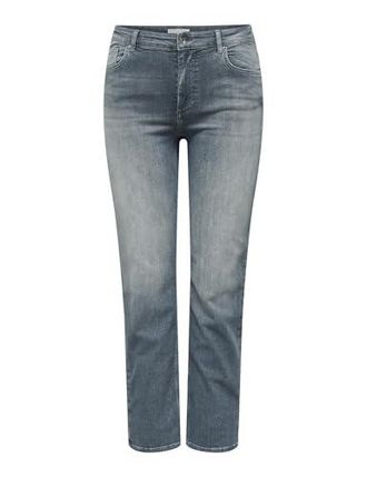 Only Carmakoma Carwilly Hw Straight DNM Rea2602 Noos, Denim Bleu Gris sp&eacute;cial., 48W / 32L
