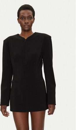 Norma Kamali Sakko KK4244PLG86001 Schwarz Regular Fit