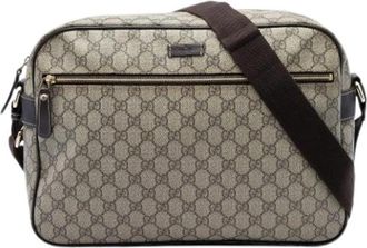 Gucci Pre-owned Vintage Canvas Crossbody Bag - - Pre-owned - Damen - Beige - ONE SIZE