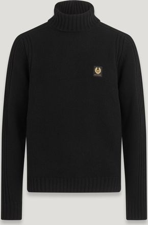 Belstaff Belstaff Watch Rollkragenpullover für Herren Lambswool Schwarz 2XL