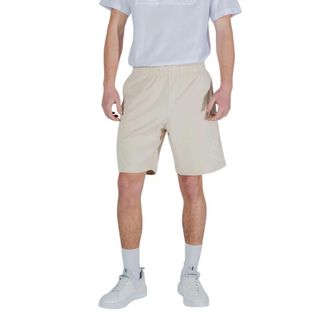 Emporio Armani Visibility Cotton Bermuda Shorts - - Shorts - Herren - Beige - 2XL