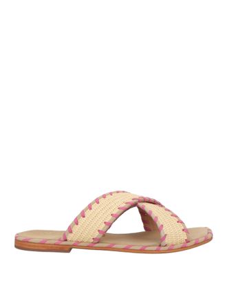 Colors Of California CRISS CROSS SANDAL IN RAFFIA