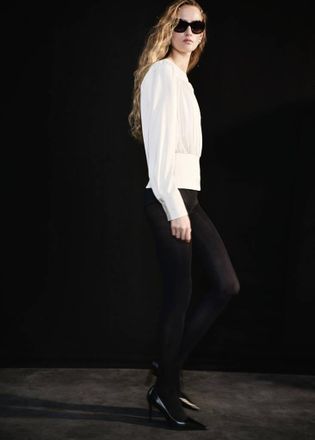 Mango BLOUSE GOLDY &eacute;cru - Femme - S - MANGO