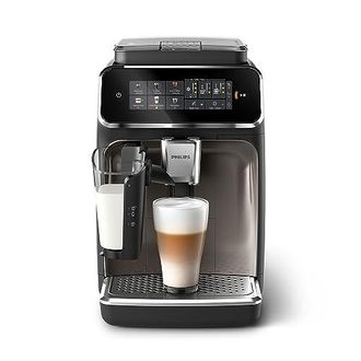 Philips Machine à Expresso Entièrement Automatique Séries 3300-6 Boissons,Écran tactile couleur moderne,Système à lait LatteGo,SilentBrew,Broyeur 100%Céramiqu