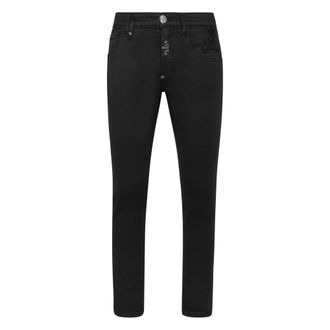 Philipp Plein Denim Hosen Skinny Fit Skull - - Jeans - Herren - Schwarzk - W31