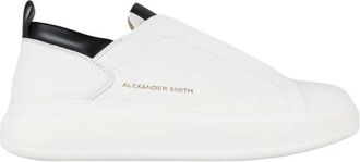Alexander Smith Homme, Chaussures, Blanc, Taille: 39 EU Wembley Slip-On