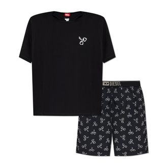 Diesel Herren, Nachtw&auml;sche & Lounge, Schwarzk, XSGr&ouml;&szlig;e