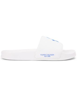 Tommy Hilfiger Canvas-Badeschuhe mit Monogramm-Stickerei in