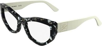 Karl Lagerfeld Femme, Accessoires, Noir, Taille: 55 MM Monture optique oeil de chat
