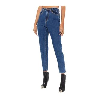 One Teaspoon Blaue High Waist Mom Jeans - - Jeans - Damen - Blau - W23