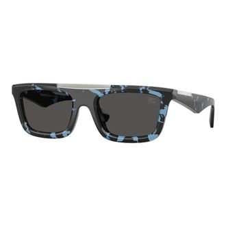 Burberry Rechteckige Sonnenbrille - - Accessories - Herren - Blau - 54 MM