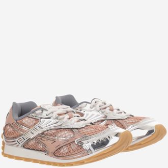 Bottega Veneta Womens Sneakers Orbit Pink Polyurethane Trainers