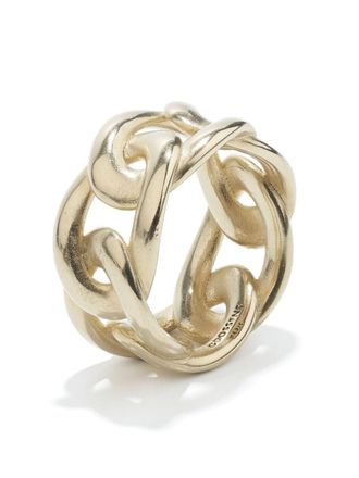 Goossens bague lhassa &agrave; maillons &eacute;pais - Or