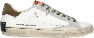 Crime London Homme, Chaussures, Blanc, Taille: 44 EU Baskets D&eacute;structur&eacute;es