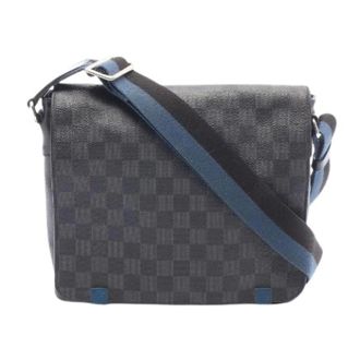 Louis Vuitton Sac bandouli&egrave;re District PM NM Damier Graphite Pre-owned - Homme - Pre-owned - Gris - Taille: ONE Size