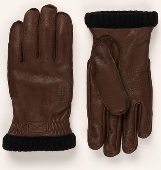 Hestra Lederhandschuhe braun
