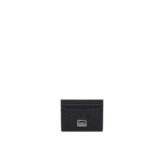Dolce & Gabbana Kartenetui aus Kalbsleder - - Accessories - Herren - Schwarzk - ONE SIZE