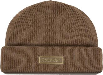Calvin Klein Homme, Accessoires, Brun, Taille: ONE Size Patch Chunky Rib Cotton
