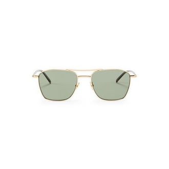 Saint Laurent Lunettes de soleil m&eacute;tallis&eacute;es