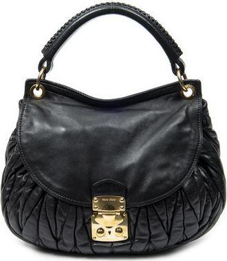 Miu Miu Crossbody Bags - Coffer Hobo - Gr. unisize - in Schwarz - f&uuml;r Damen