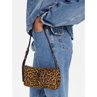 Tommy Jeans Handtasche Tommy Jeans Tjw Must Leopard Shoulder Bag AW0AW18008 Orange