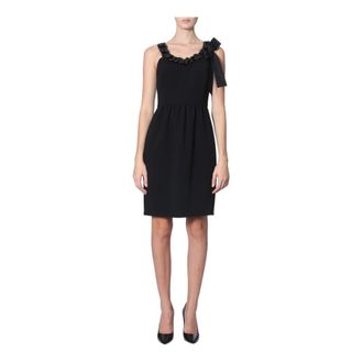 Moschino Chain Detail One-Shoulder Kleid - - Dresses - Damen - Schwarzk - 2XS