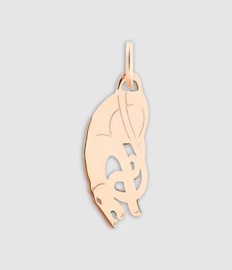 Ginette NY Pendentif Mini Panthère Or Rose