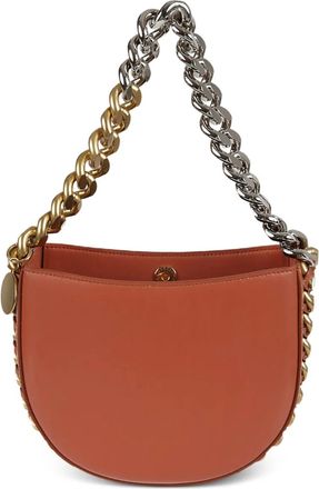 Stella McCartney sac port&eacute; &eacute;paule &agrave; bride en cha&icirc;ne - Orange