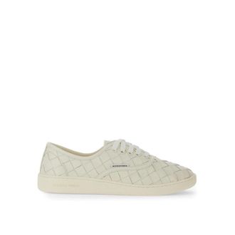 Bottega Veneta Intrecciato Leder Sneakers - - Shoes - Herren - Beige - 39 EU